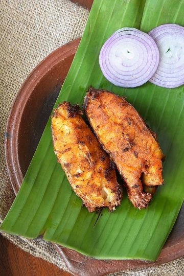 Kerala Fish Fry / Meen Varuthathu / Meen Porichathu - Mozis Menu