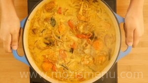 Kerala Fish (Meen) Molee / Moilee - Kerala Style Fish Stew - Mozis Menu